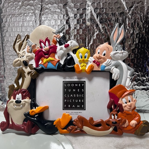 Warner Bros. | Accents | Vintage Looney Tunes Warner Bros Picture Frame ...